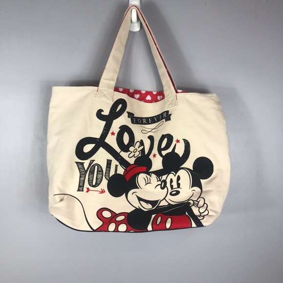 Disney | Bags | Disney Canvas Totes Bag | Poshmark
